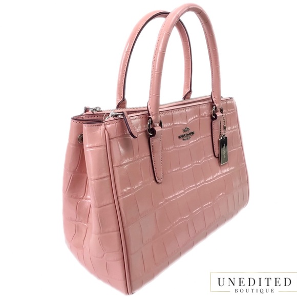 Coach | Bags | Coach Surrey Crocodile Carryall Shoulder Bag | Poshmark